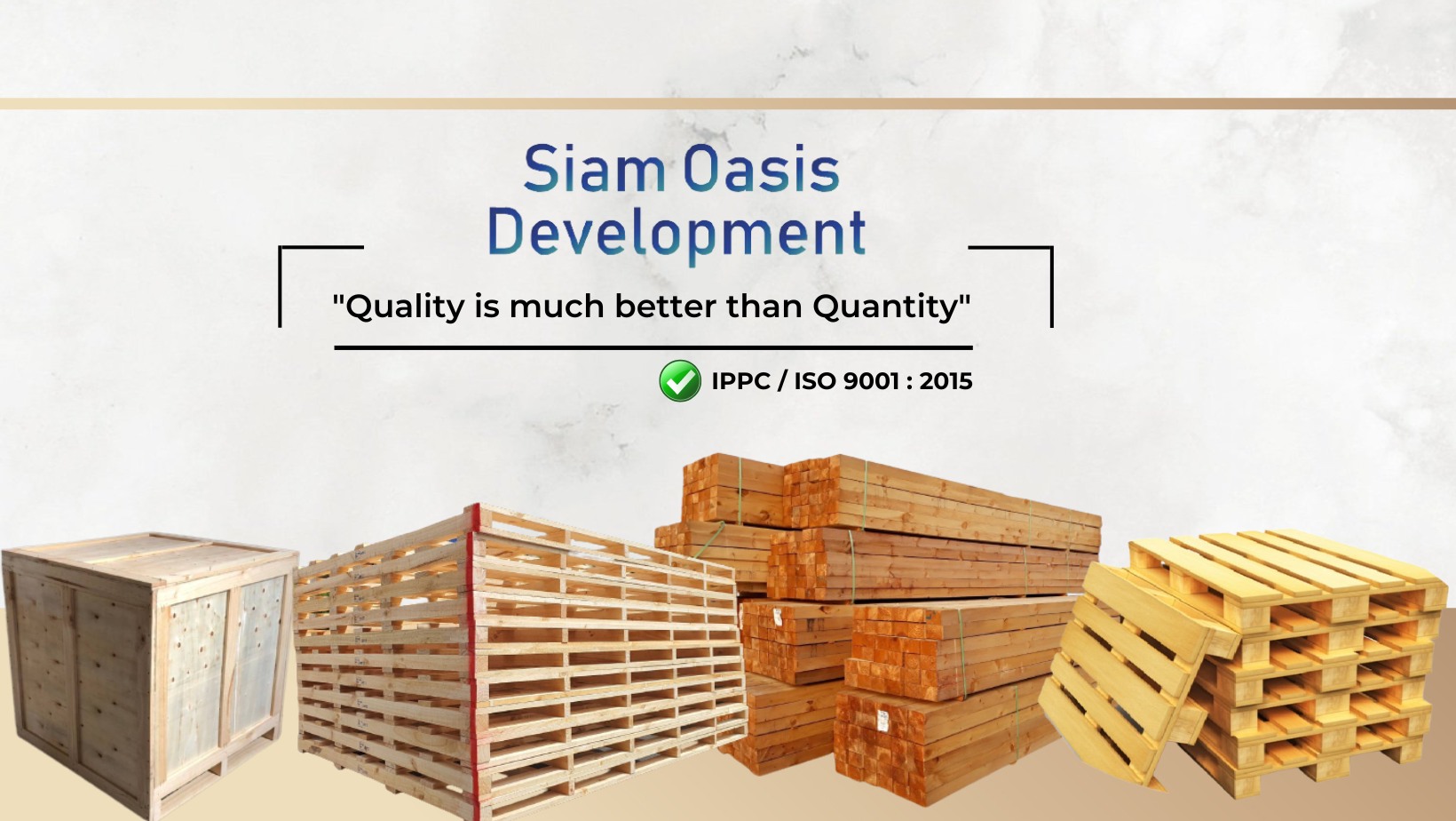 พาเลทมีกี่ประเภท เลือกใช้อย่างไร - Siam Oasis Development Co., Ltd.